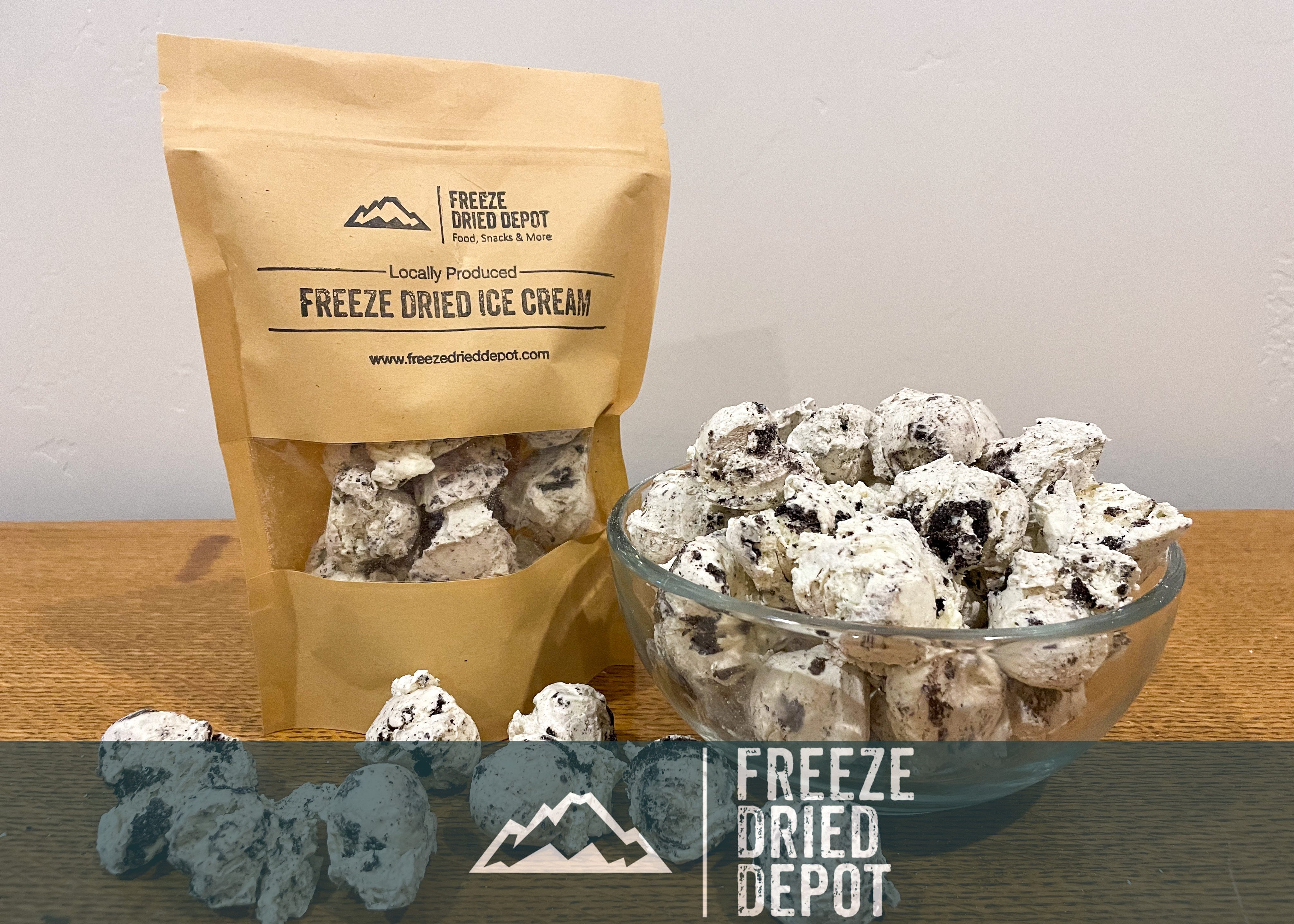 Freeze Dried Cookies & Cream Ice Cream